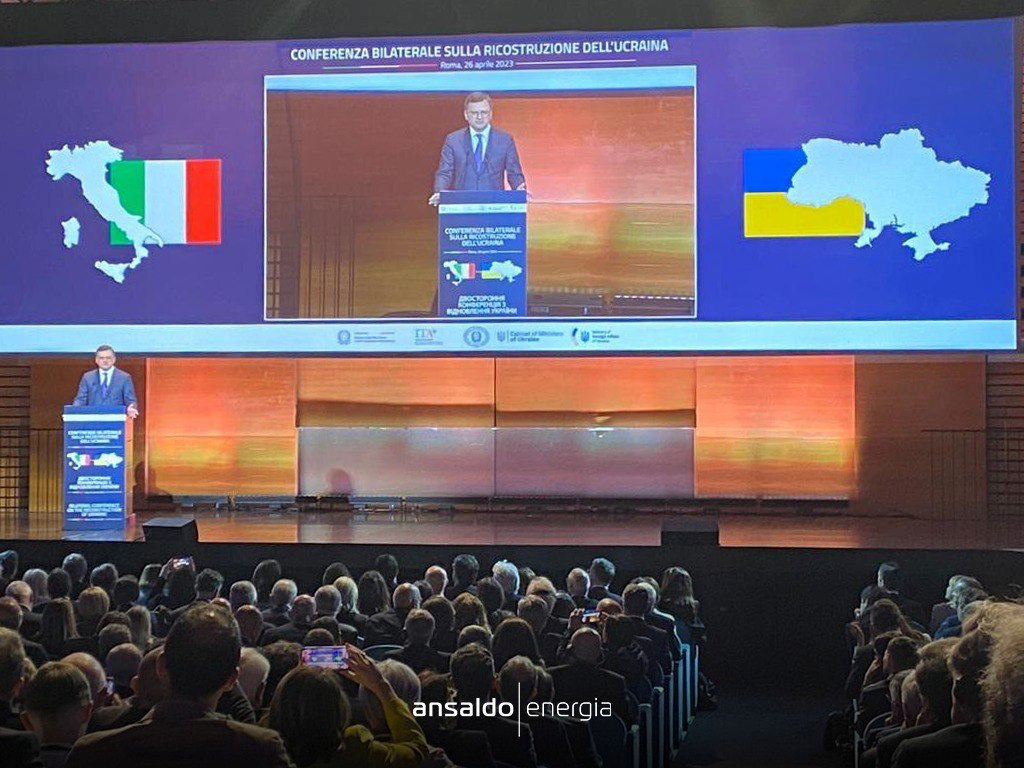 Ansaldo Energia News: Bilateral Conference on the Reconstruction of Ukraine